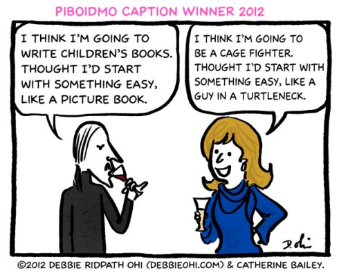 PiBoIdMo Cartoon Caption Contest Winner! | Writing for Kids (While ...